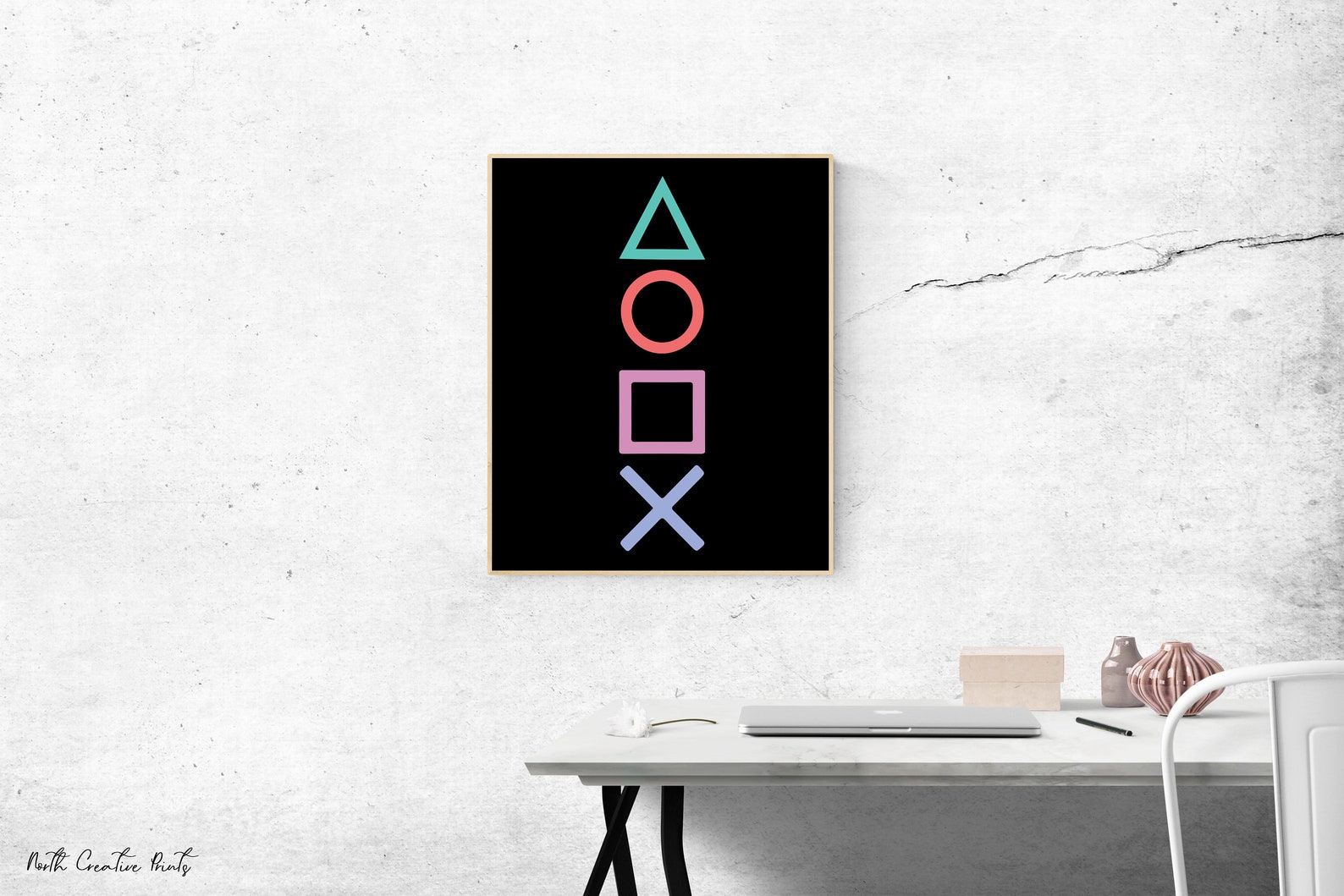 Playstation Print, Playstation Wall Art, Gaming Room Decor, Boys Room ...