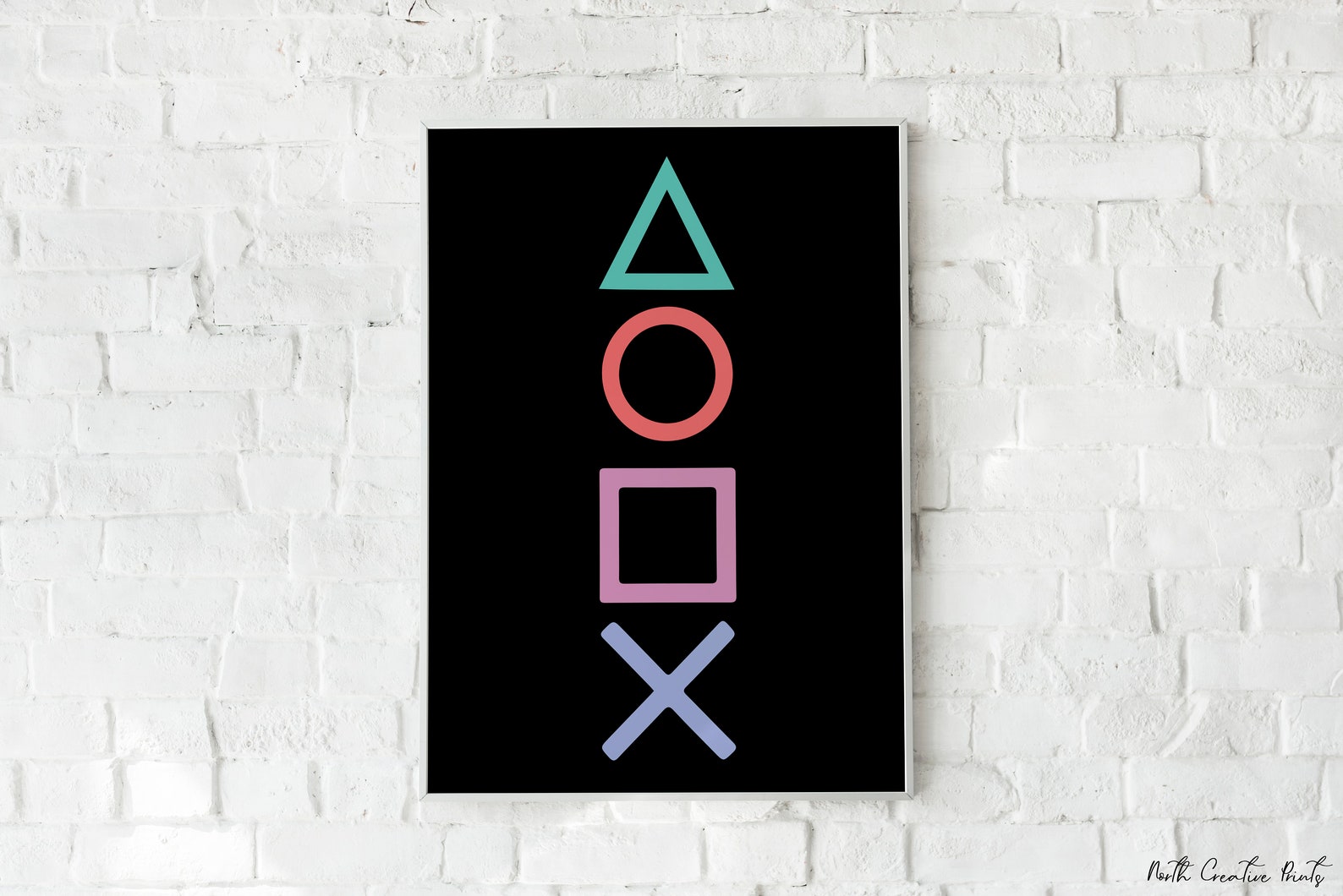 Playstation Print, Playstation Wall Art, Gaming Room Decor, Boys Room ...