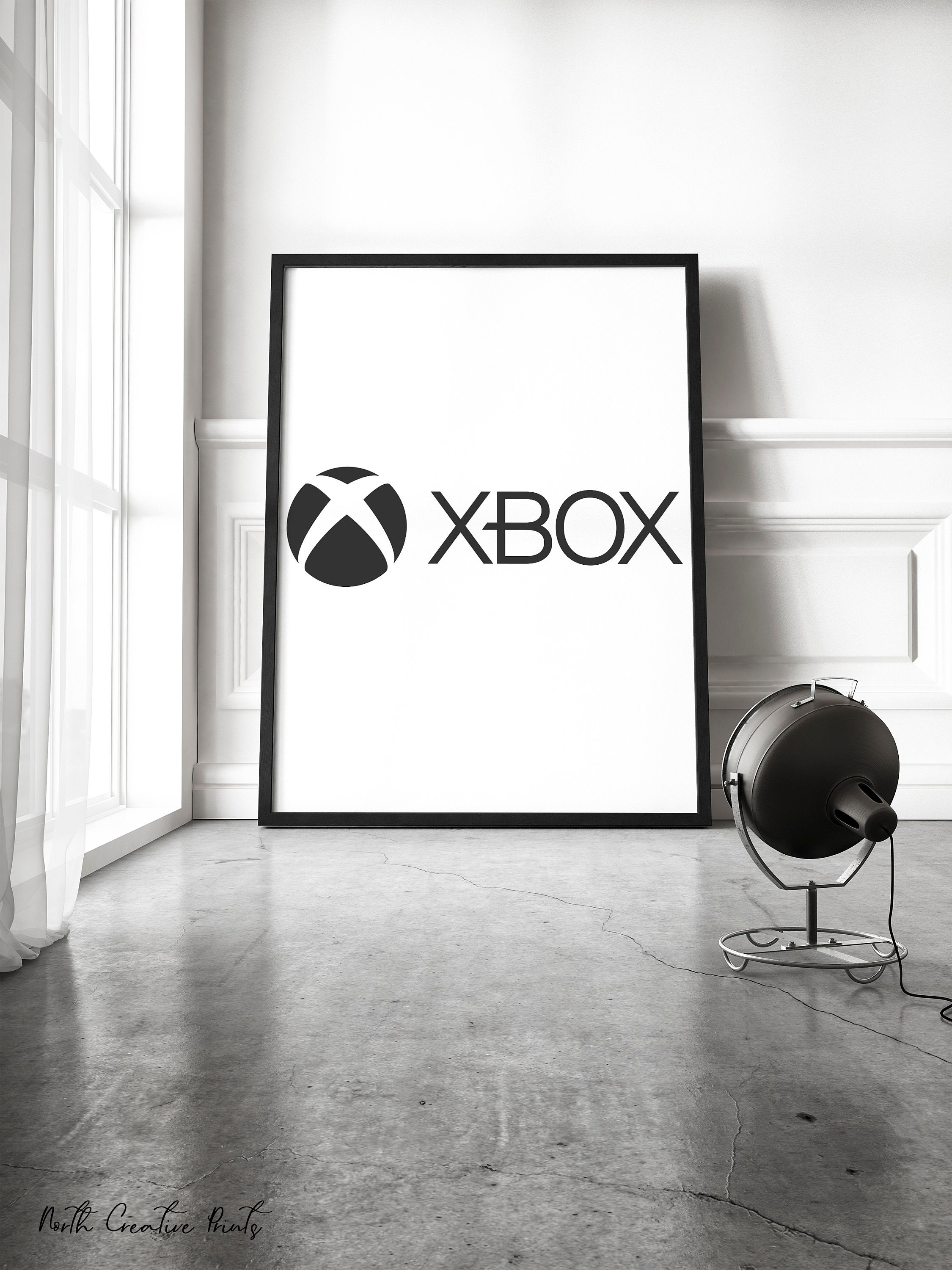 Xbox Poster Minimalist Printable Wall Art Boys Room Decor | Etsy