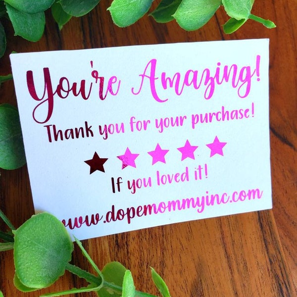 Package Insert - Etsy