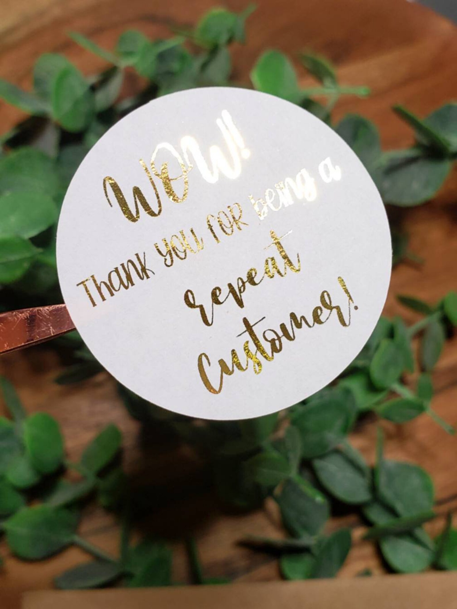 Thank You for Being a Repeat Customer Custom Small Business - Etsy