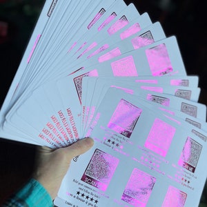 Foiled Metallic QR Code Stickers, Small Business, Review Link, Website ...
