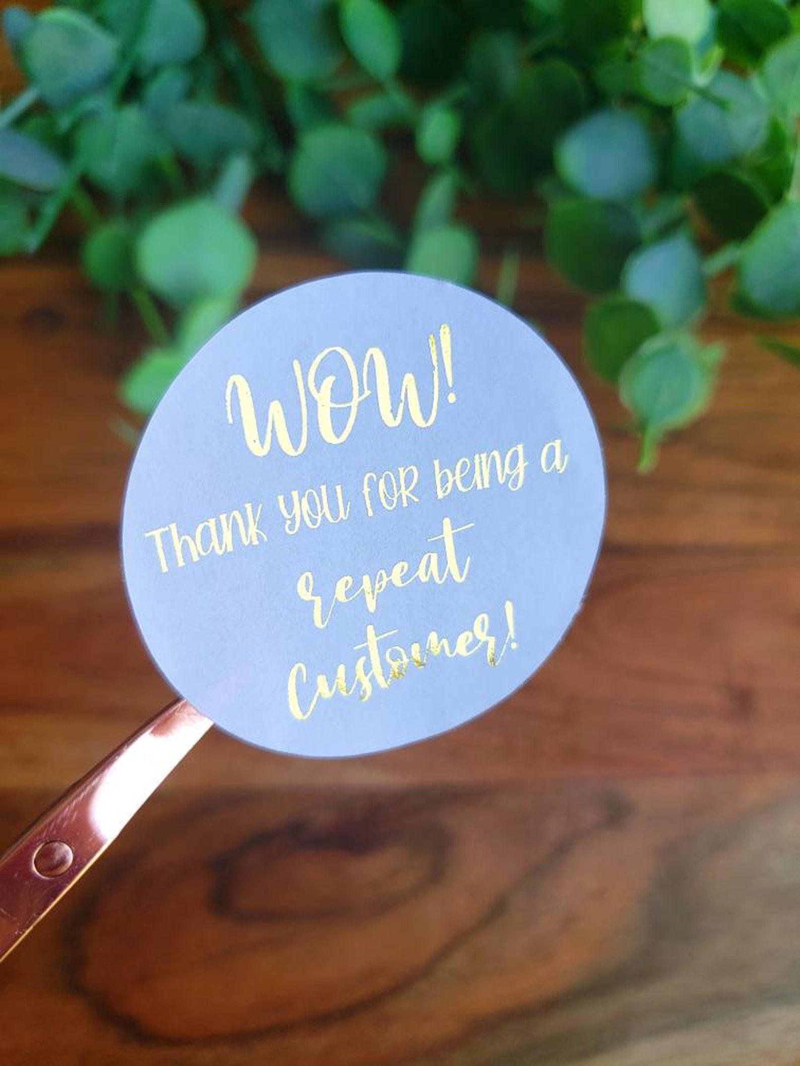 Thank You for Being a Repeat Customer Custom Small Business - Etsy