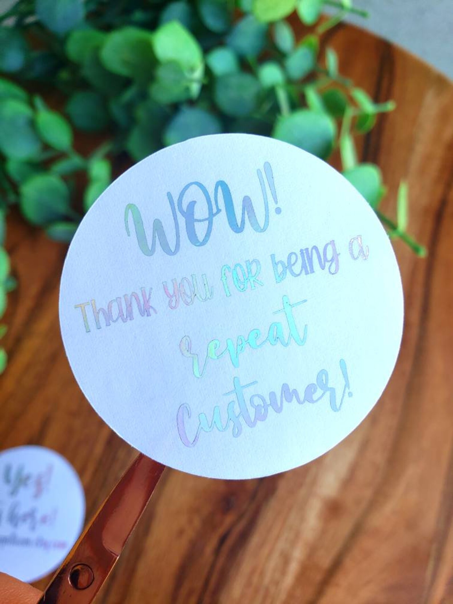 Thank You for Being a Repeat Customer Custom Small Business - Etsy