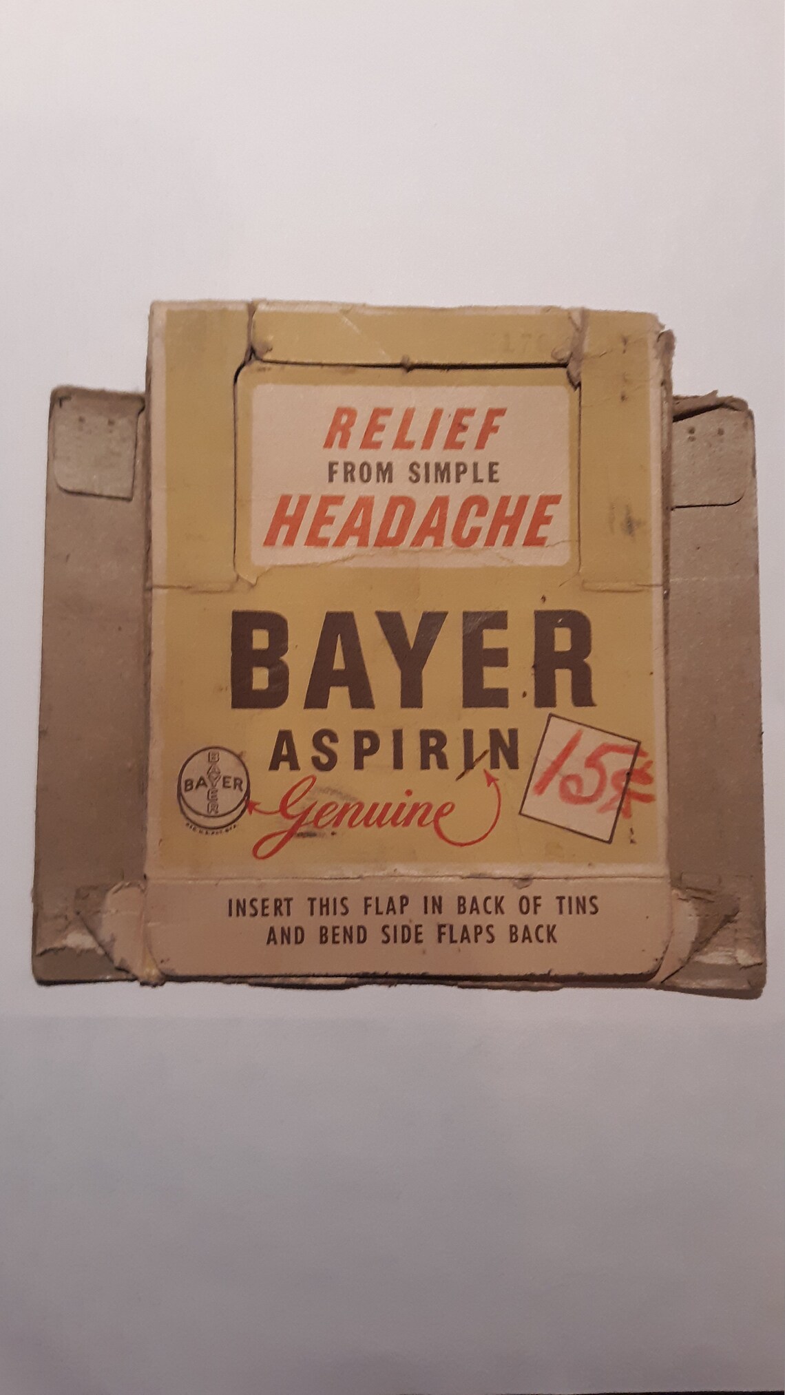 Bayer Aspirin Package - Etsy