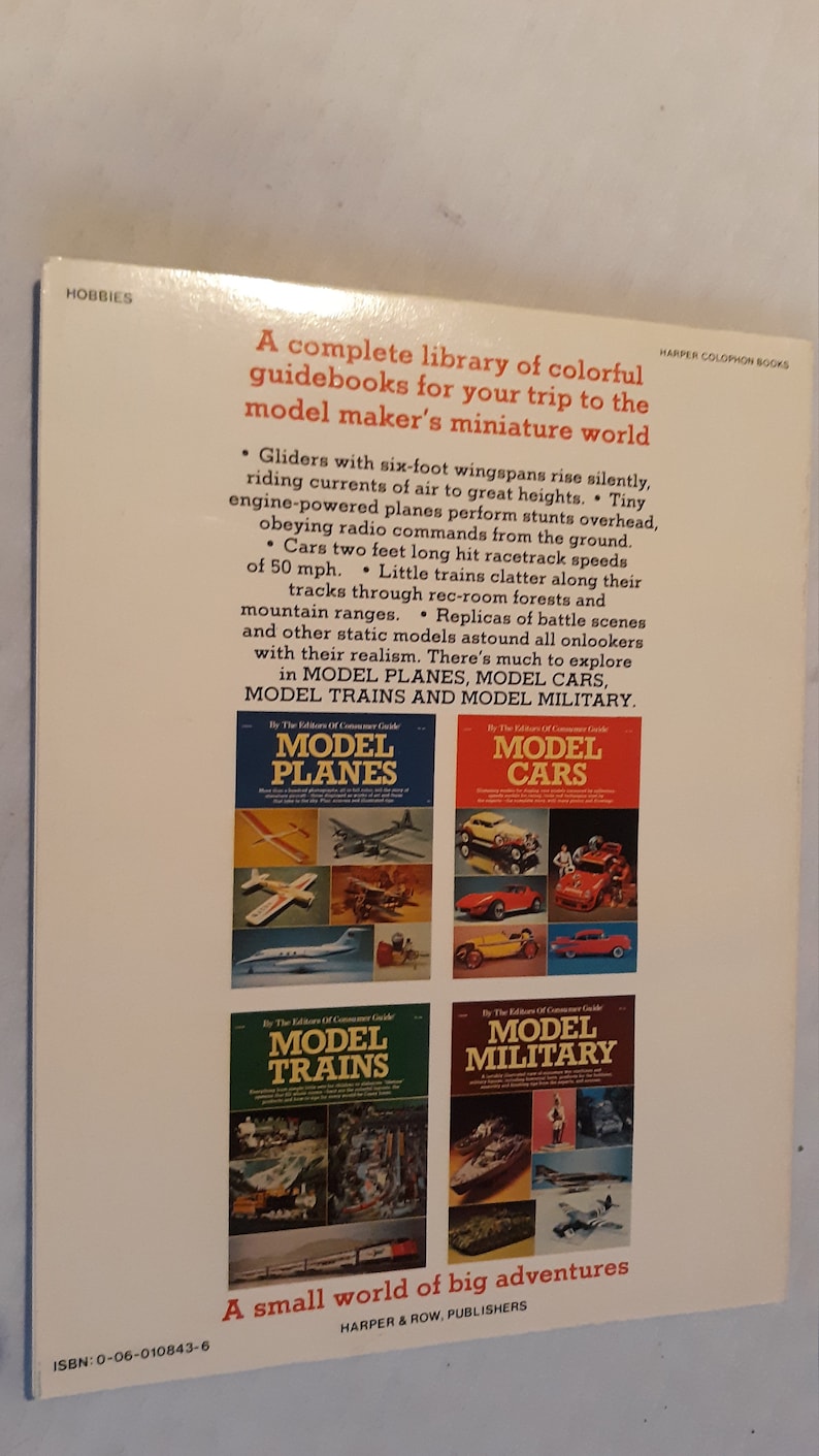 1978 "model Planes" Book From the Editors of of Consumer Guide - Etsy