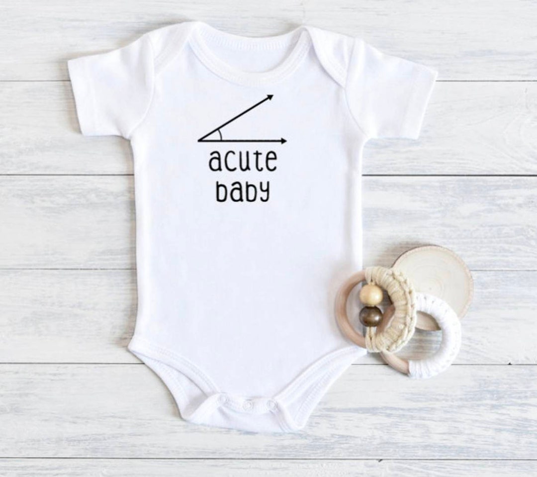 Acute Baby Onesie Acute Math Baby Math Baby Baby Onesie - Etsy