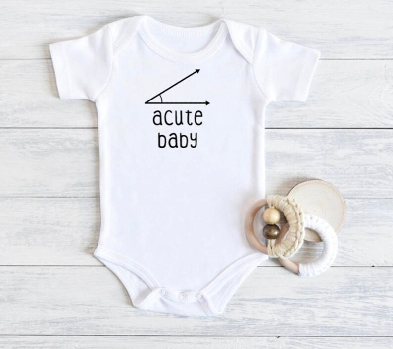 Acute Baby Onesie Acute Math Baby Math Baby Baby Onesie | Etsy