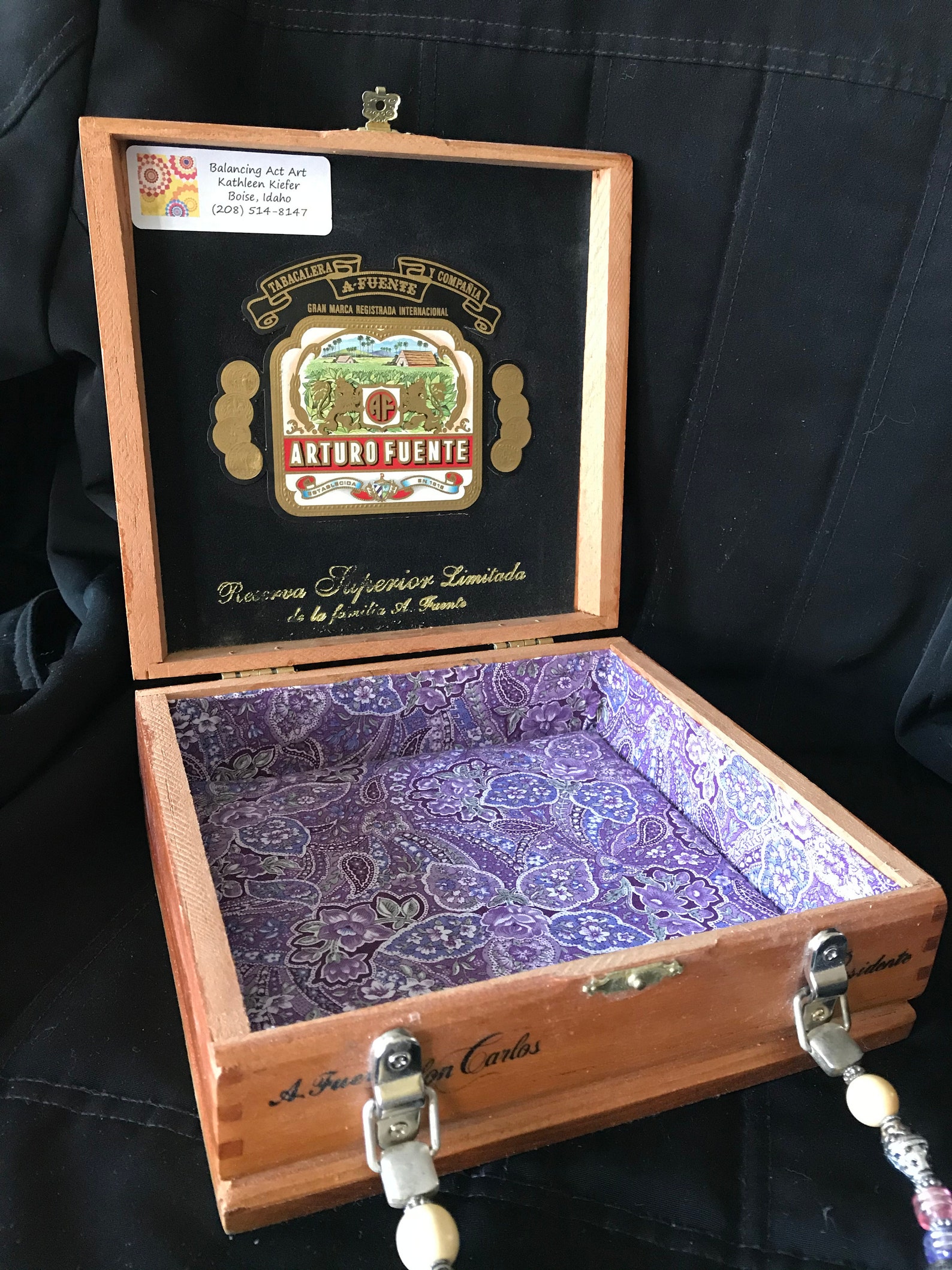Upcycled Cigar Box Purse "smart Women Hats" - Etsy
