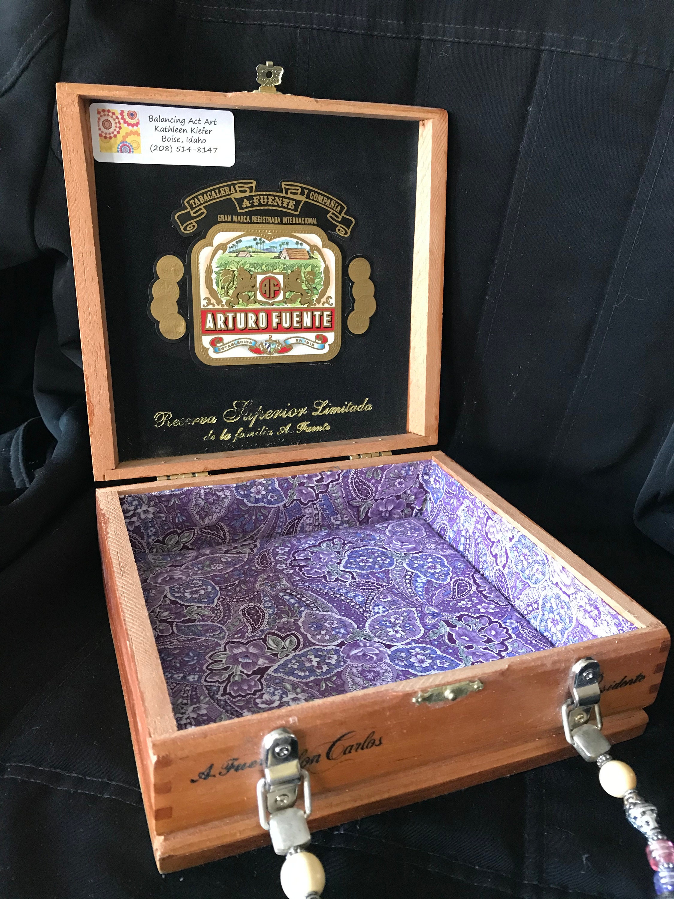 Upcycled Cigar Box Purse "smart Women Hats" - Etsy