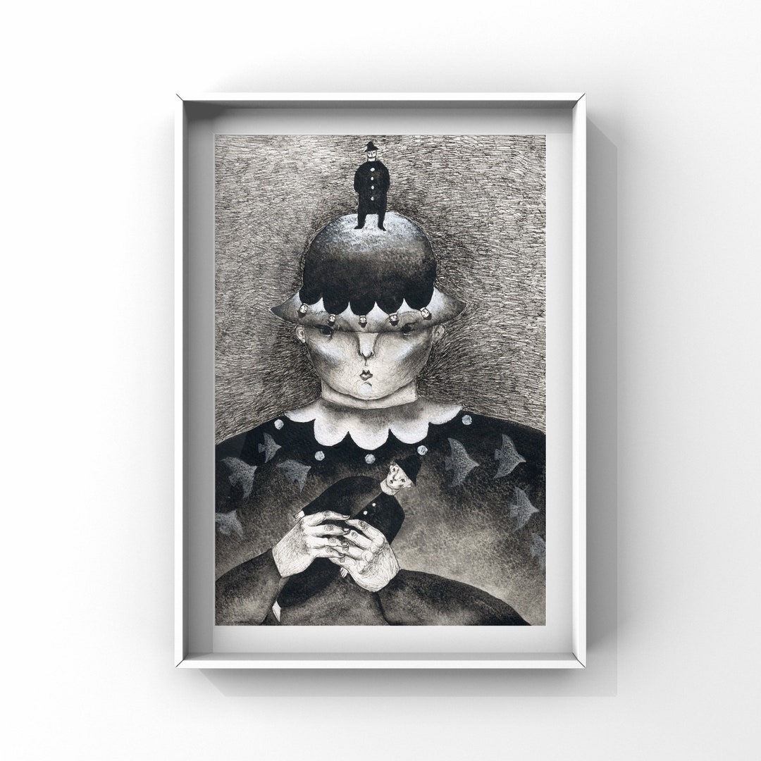 A Puppets Nightmare/surreal Art/wall Art Illustration/original ...