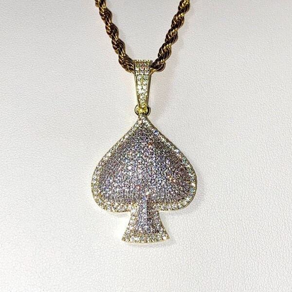 Spade Necklace - Etsy