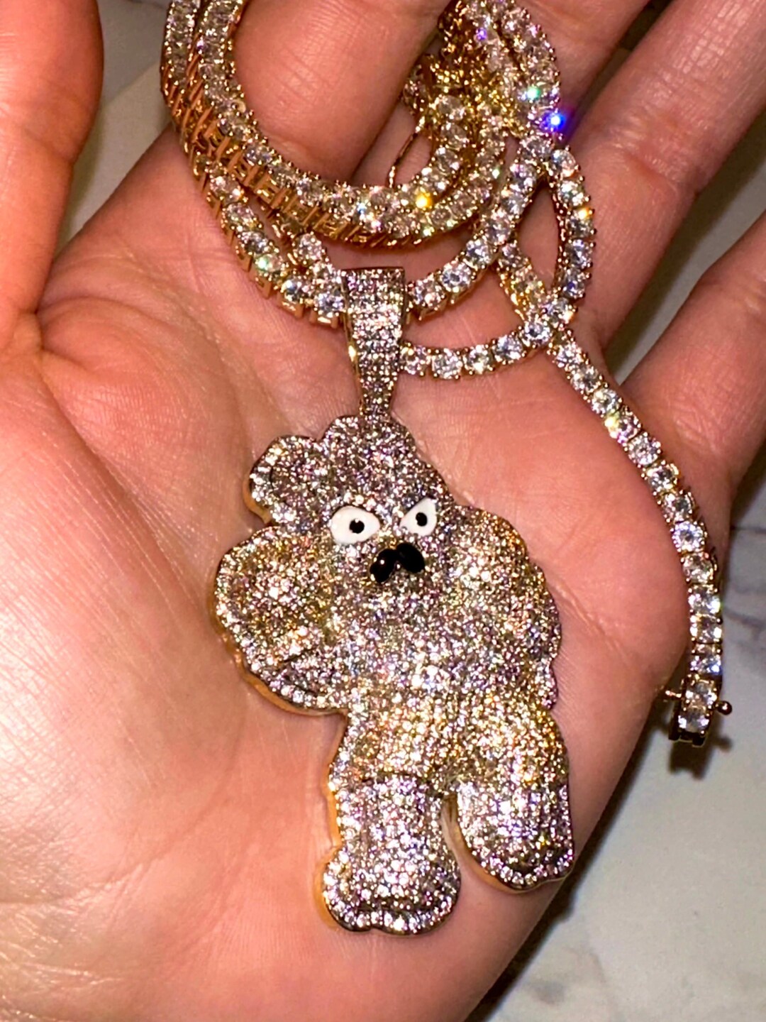 Cartoon Anime Heroes Figure Boxer Boxing Emoji Charm Tennis Link Chain ...