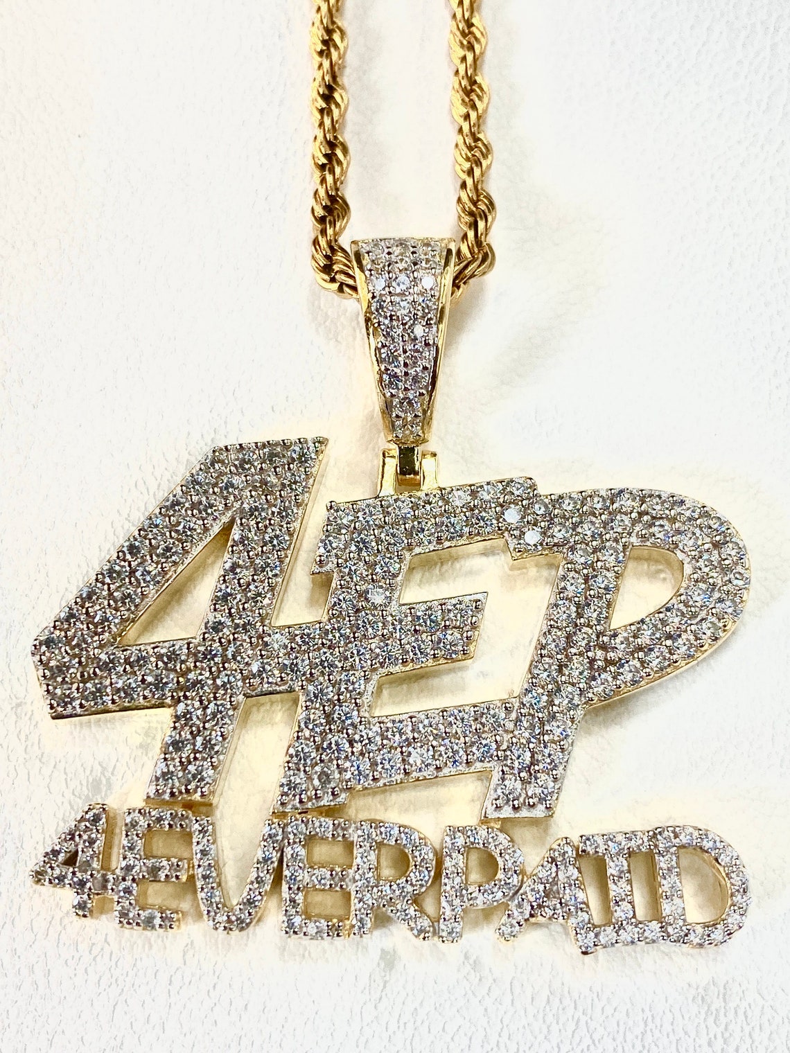 CUSTOM 4EP Men's Italy 925 Sterling Silver 14k Gold 5X | Etsy