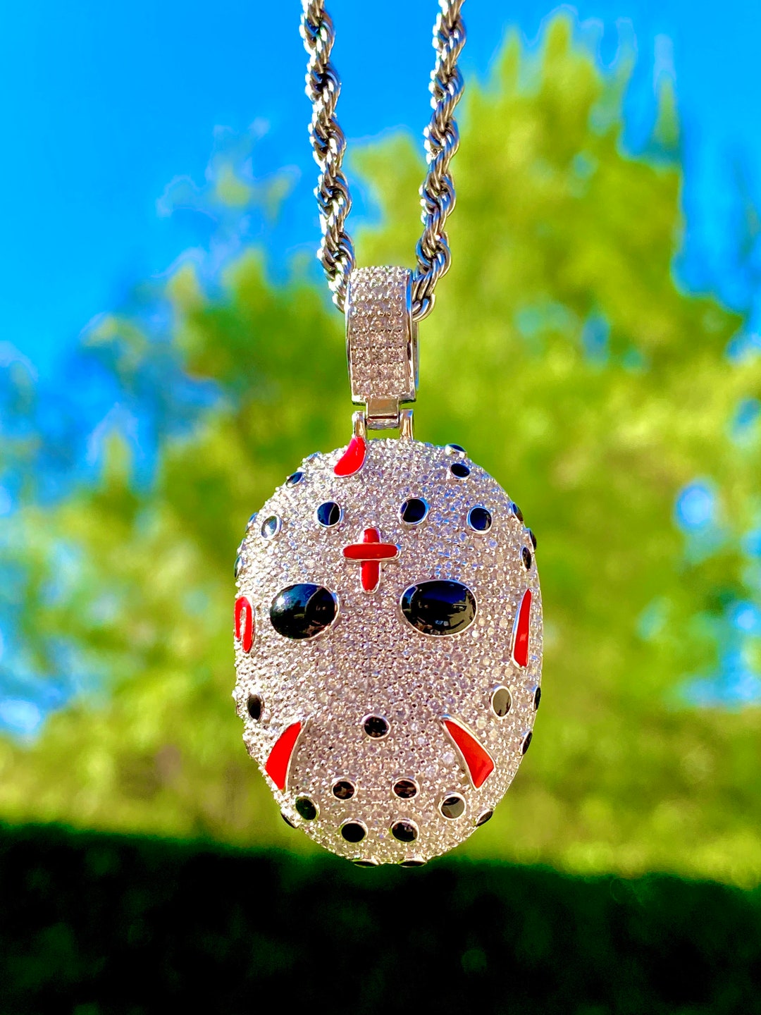 CUSTOM GANG MASK Men's Women Italy 925 Sterling Silver - Etsy