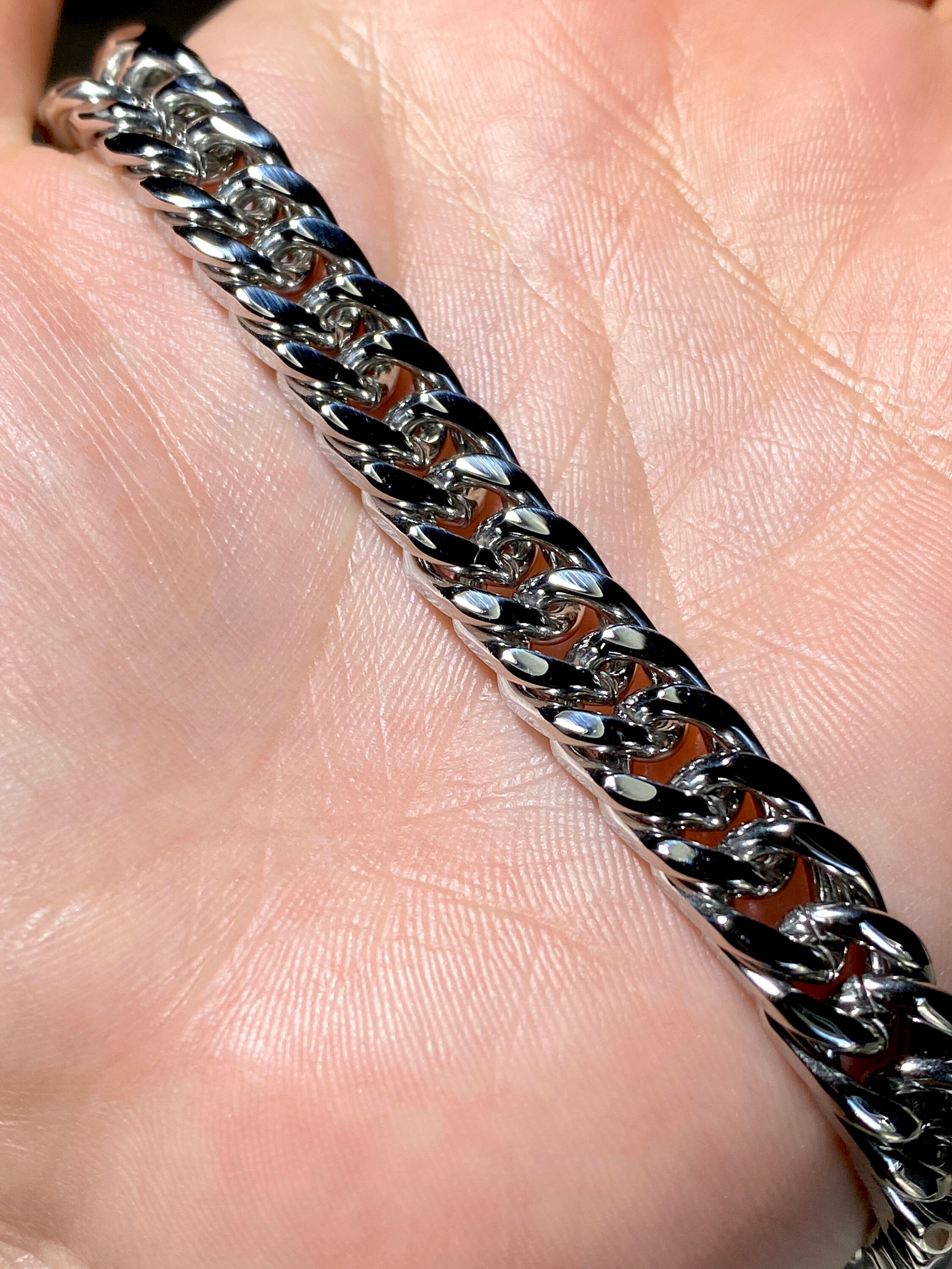 mens-double-miami-cuban-link-bracelet-silver-5x-layered-stainless-steel
