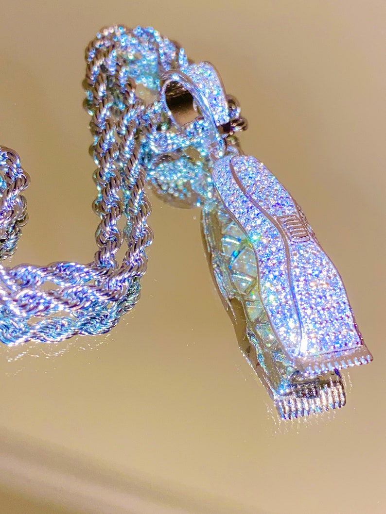 Barber Razor Men's Italy 925 Sterling Silver 14k White - Etsy