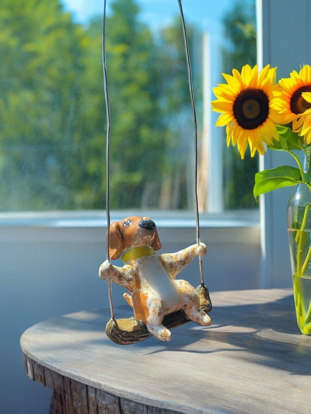 Custom Dog Swing Rear View Mirror Car Decor - Etsy
