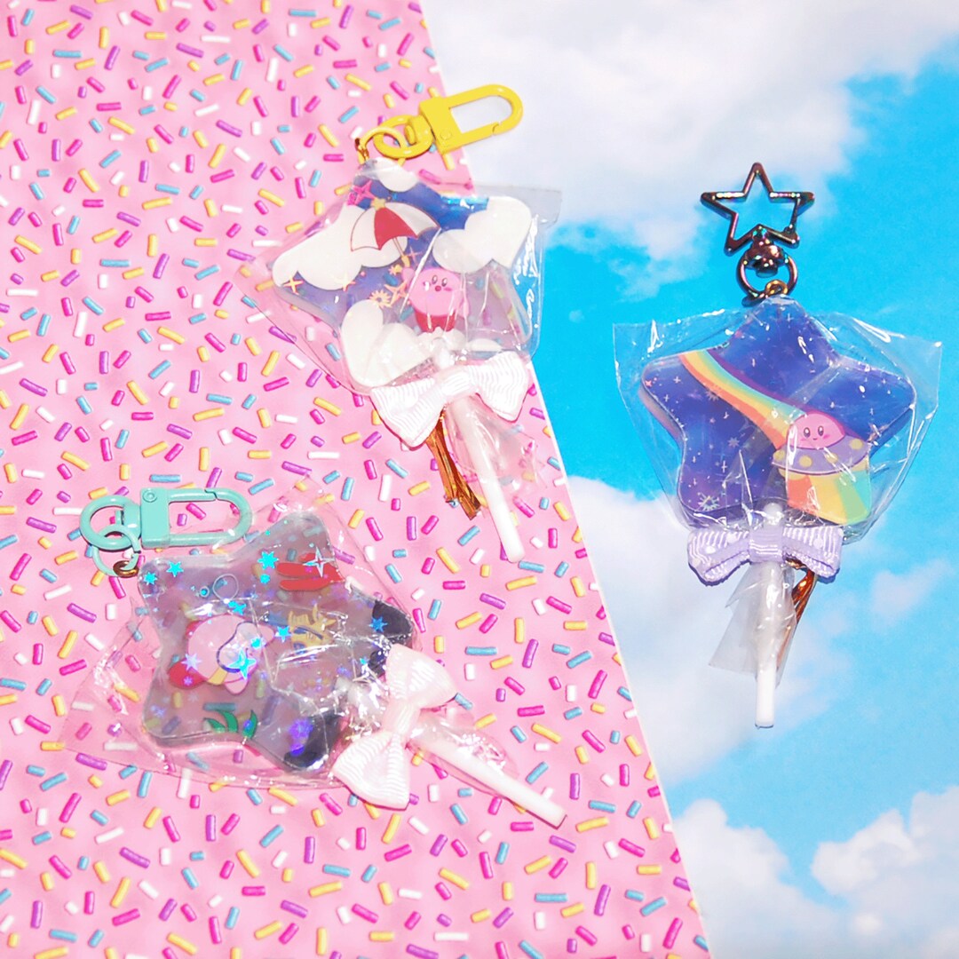 Poyo Lollipop Fake Candy Acrylic Keychains - Etsy