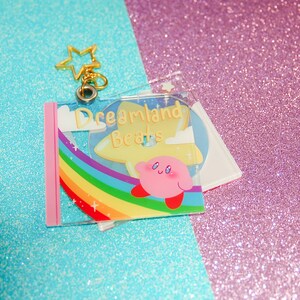 Kirby CD Acrylic Charm Interactive Charm Dreamland Beats Fidget Charm ...