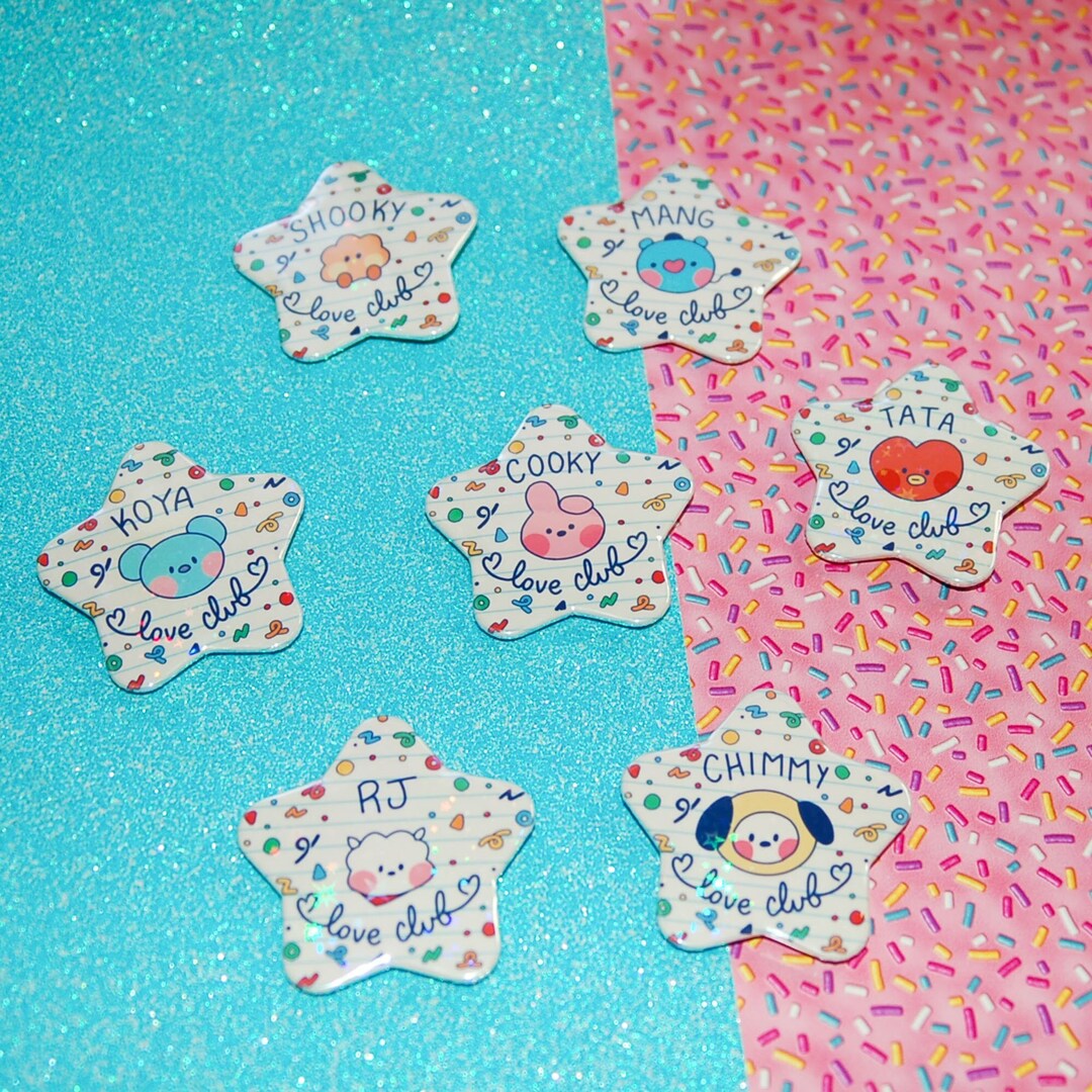 BTS Babies Love Club Buttons | Kpop Pins Pinback Buttons | - Etsy