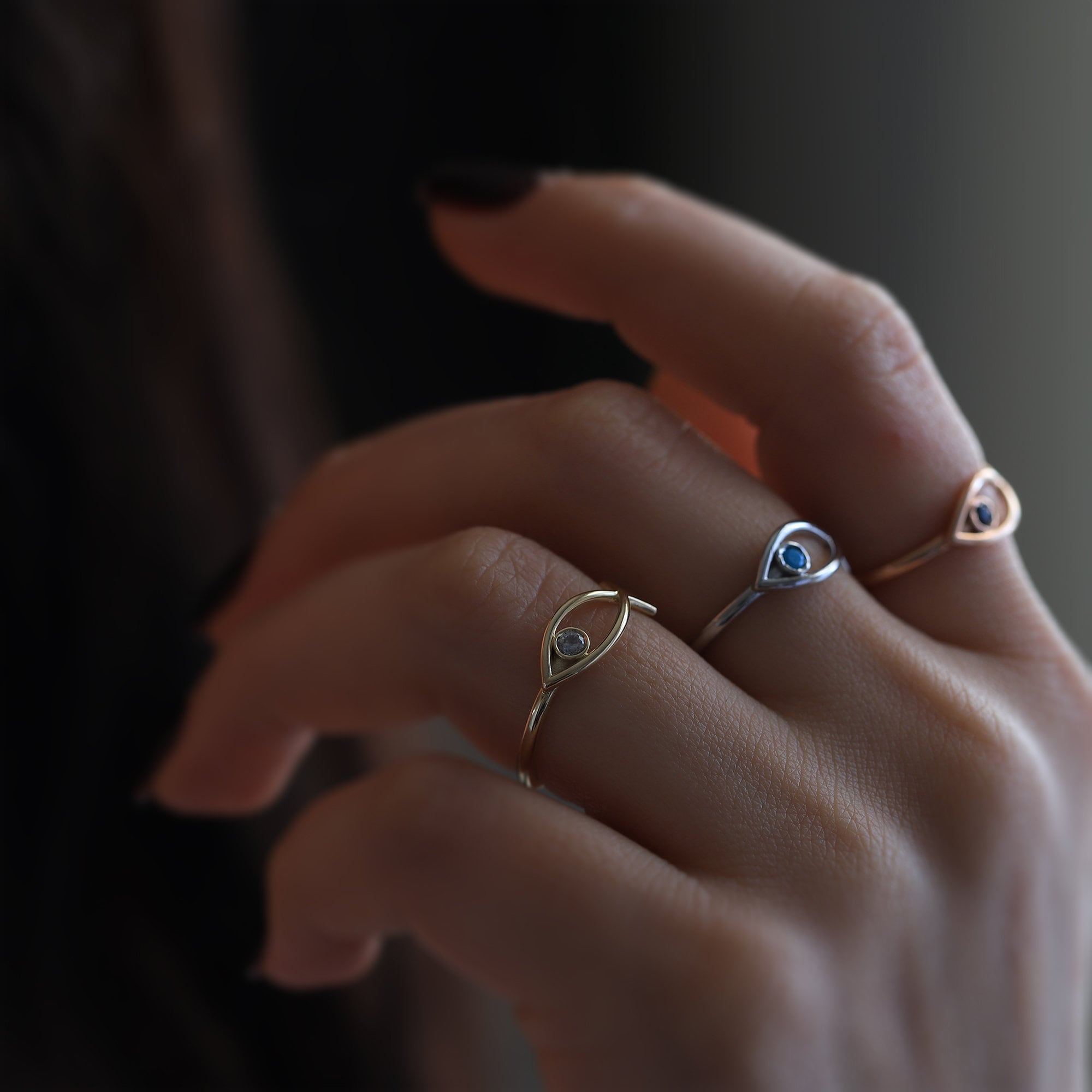 14K Gold Fish Ring Minimal Everyday Jewelry Dainty Gold | Etsy