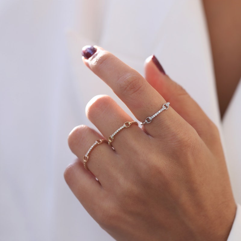 Minimal Diamond Ring - Etsy