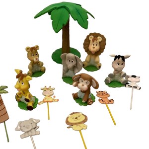 Safari Cake Topper Set - Etsy
