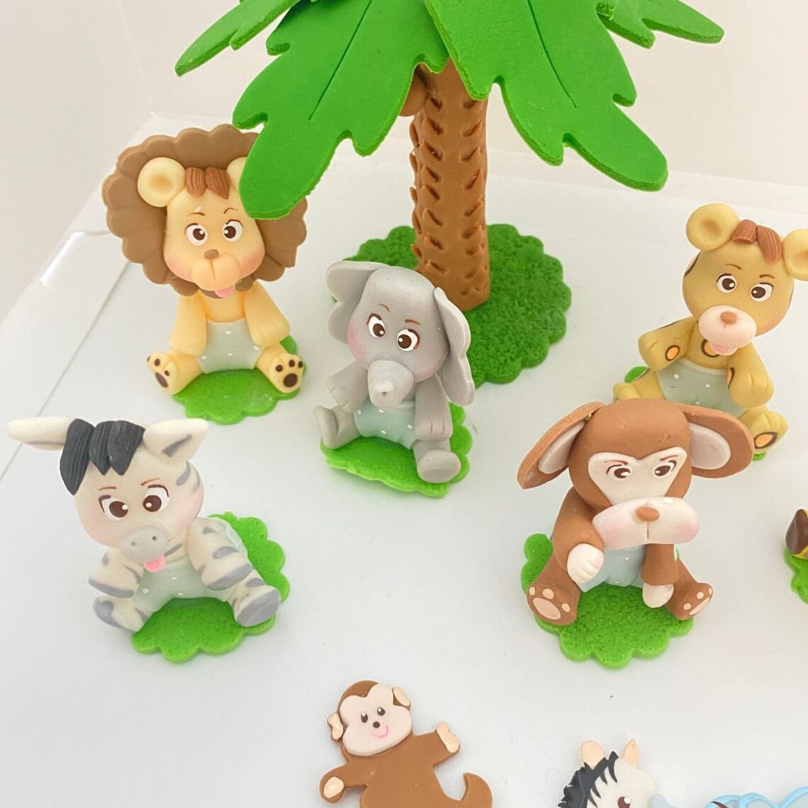 Safari Cake Topper Set - Etsy