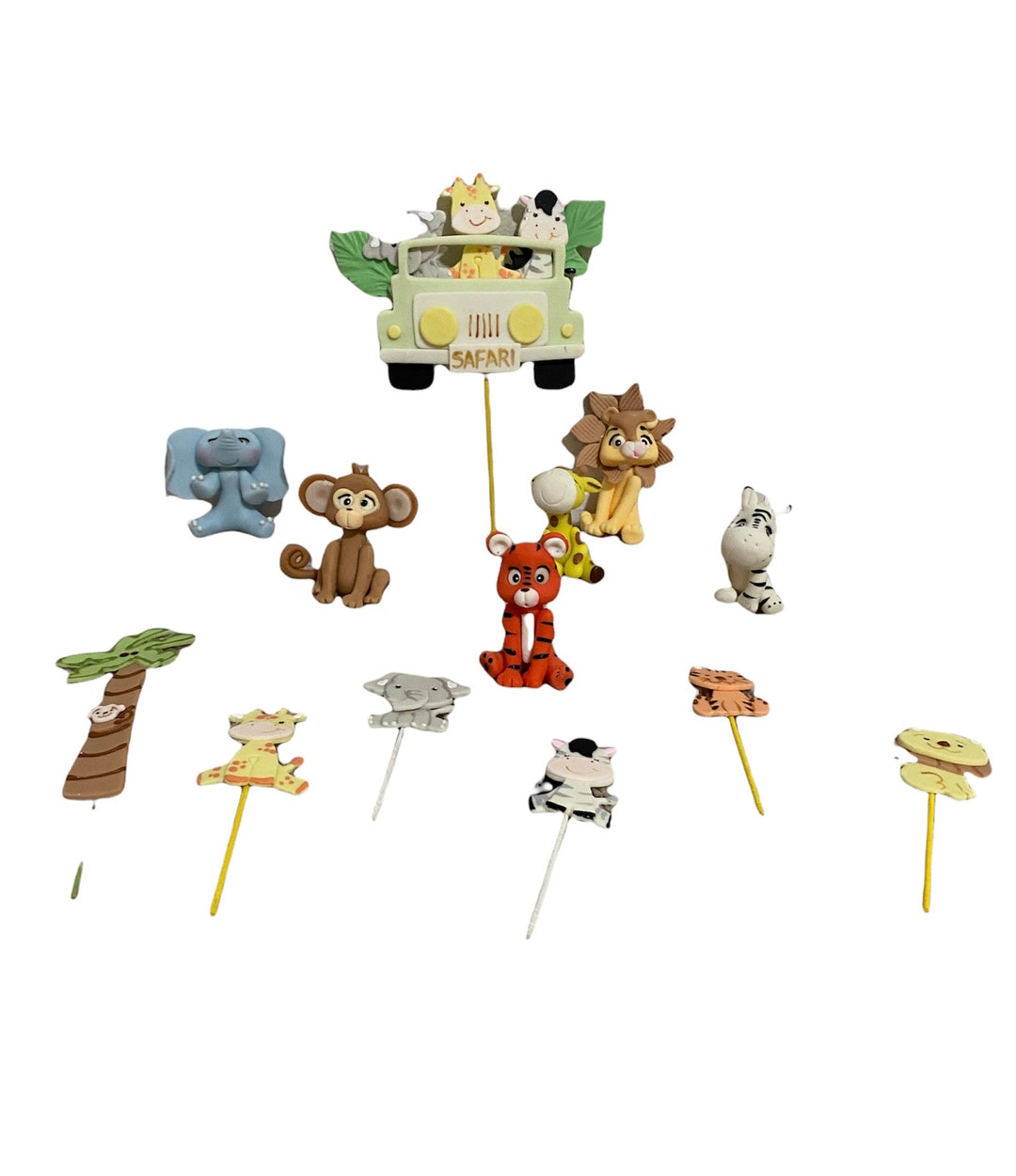 Jungle Set Cake Topper Set. - Etsy