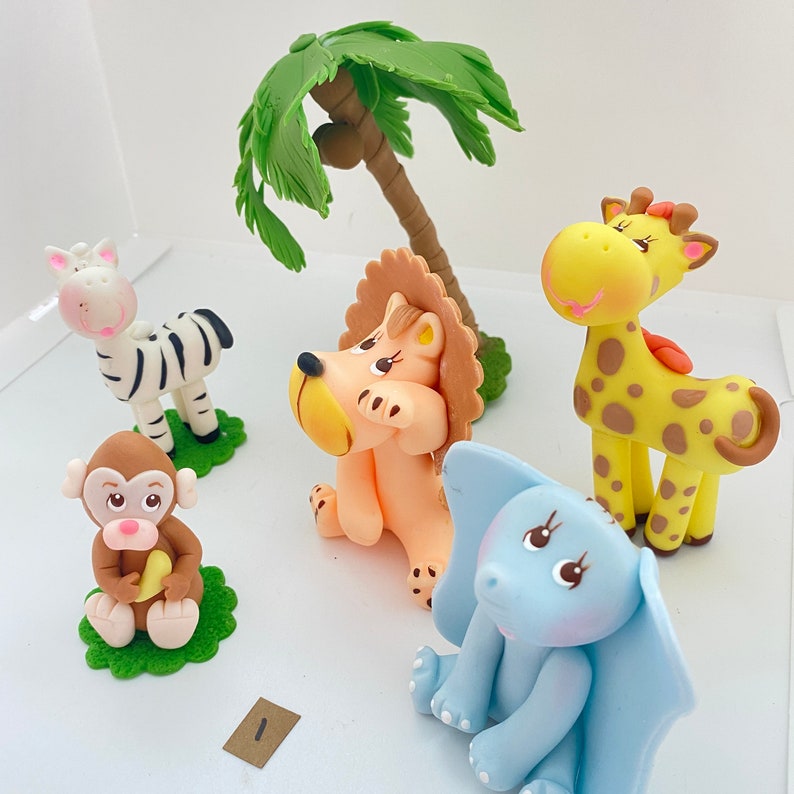 Jungle Set Cake Toppers. - Etsy
