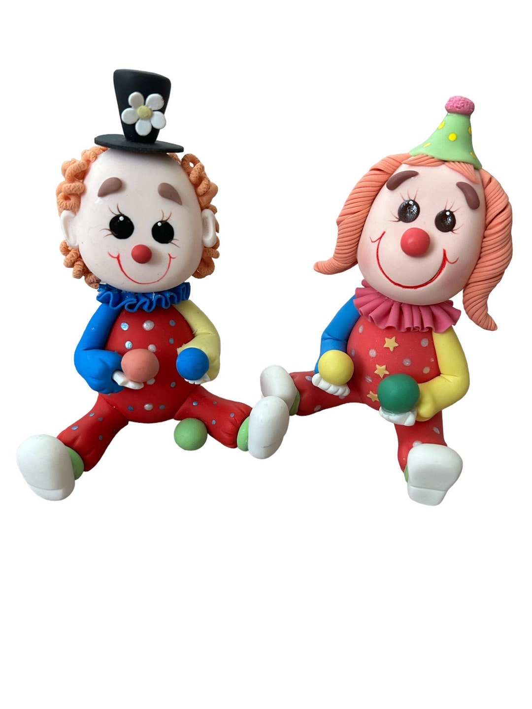 Clown Cake Topper, Party Decor, Circus Theme, Party Birthday, Party ...