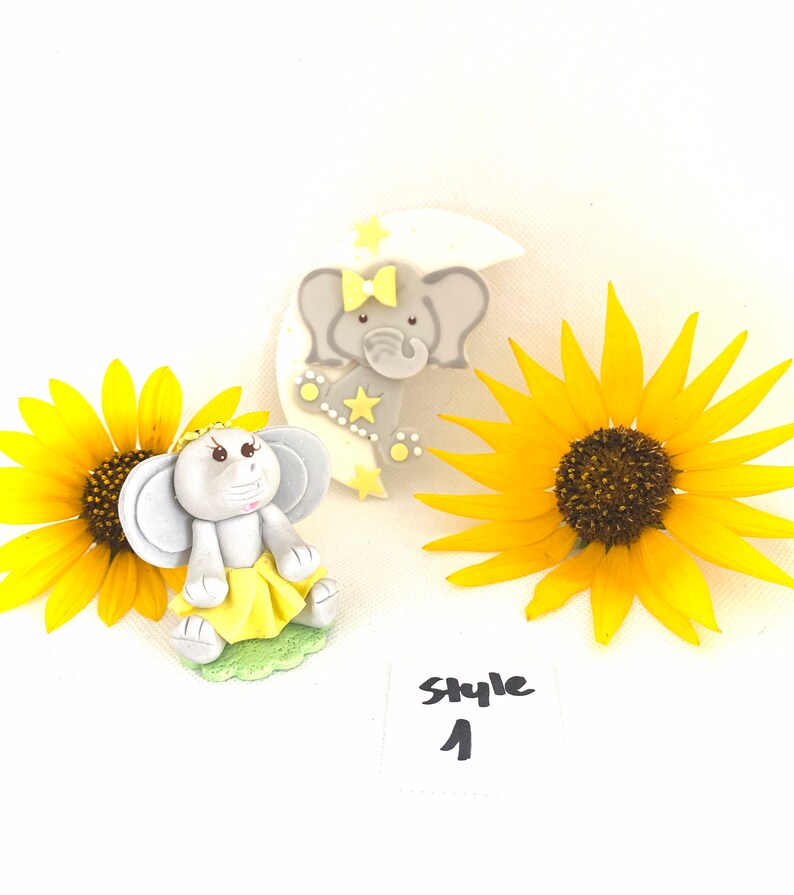 Elephant and Sunflower Set. | Etsy