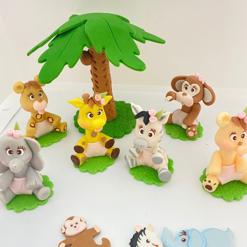 Safari Cake Topper Set - Etsy