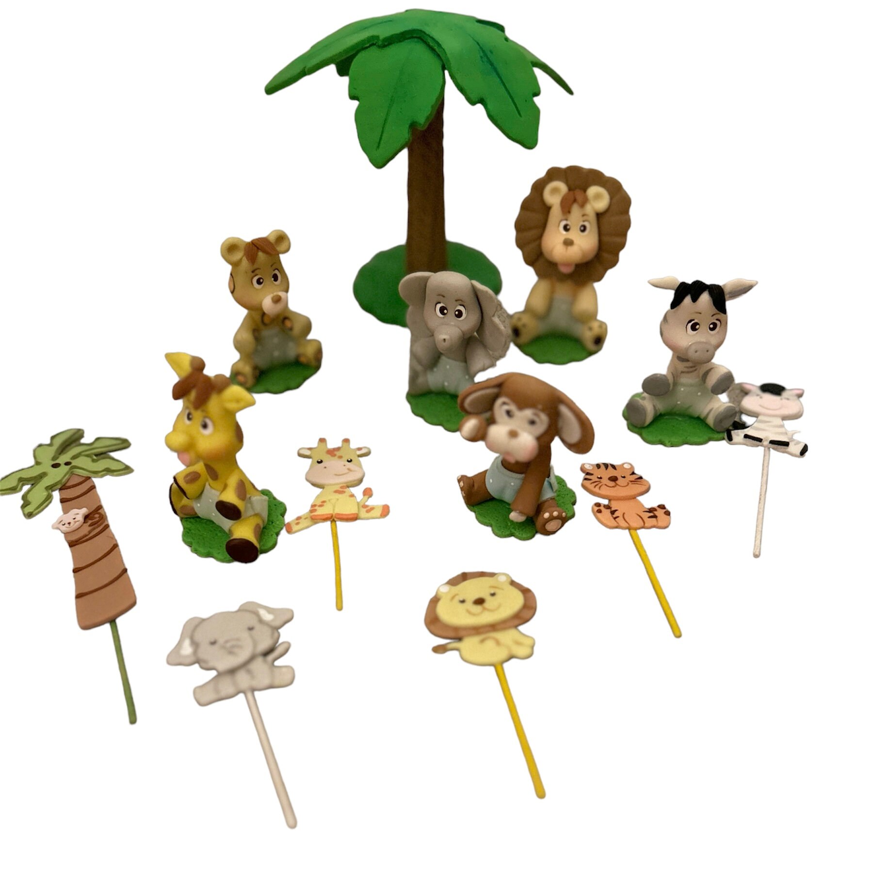 Safari Cake Topper Set - Etsy