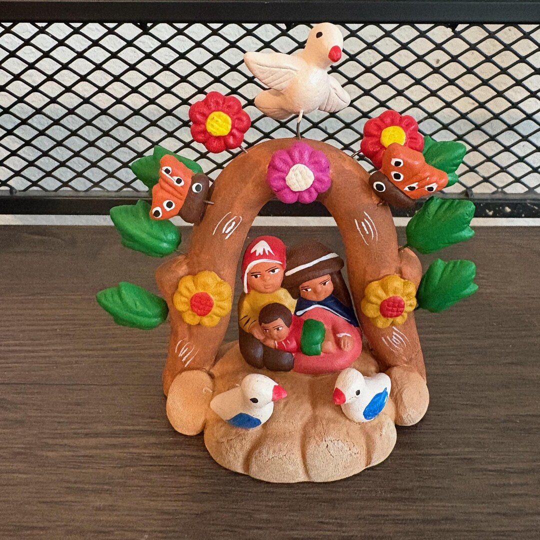 Handmade Peruvian Nativity Scene, Christmas Decor Holiday Decoration - Etsy