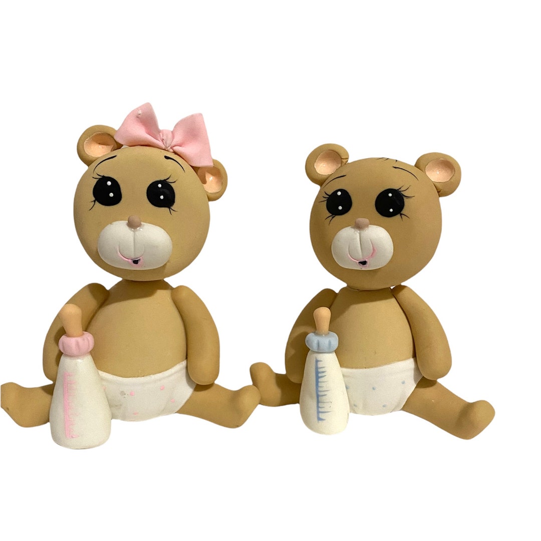 Baby Bear Cake Topper for Birthday Decorations - Party Centerpieces ...