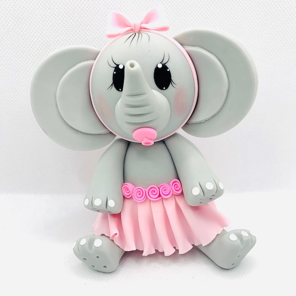 Elephant Cake Topper - Etsy