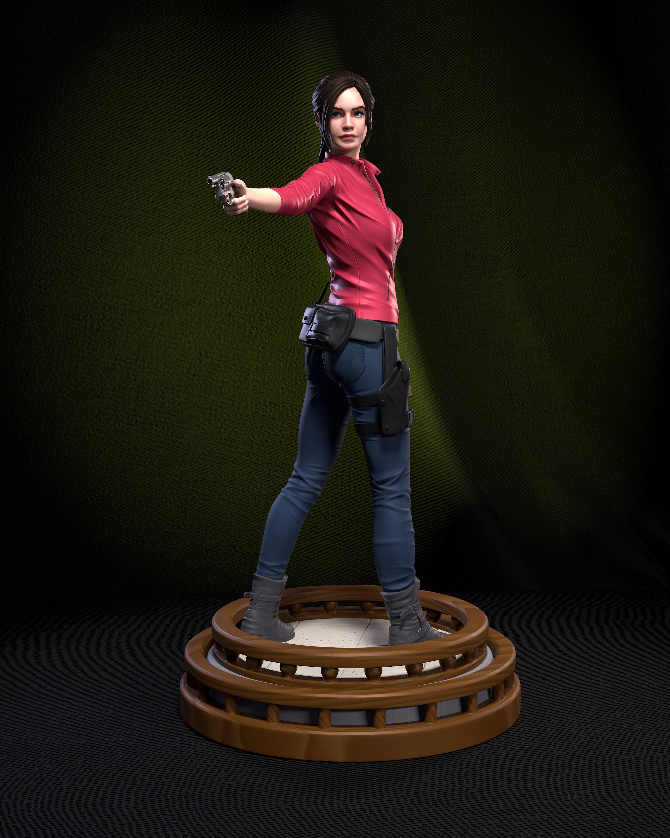 Resident Evil Claire Redfield 3d Printed Model Br