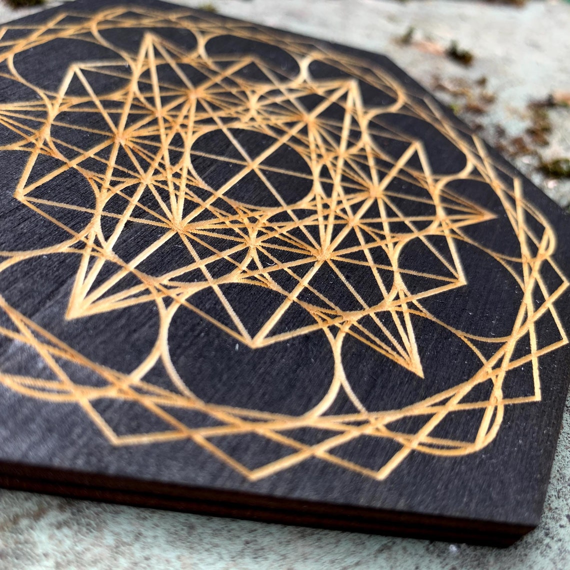 Large Metatron's Cube Expansion Hexagon for Gordie - Etsy UK