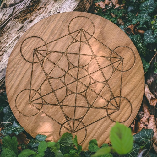 Flower of Life Tree of Life Crystal Grid Altar Decoration | Etsy