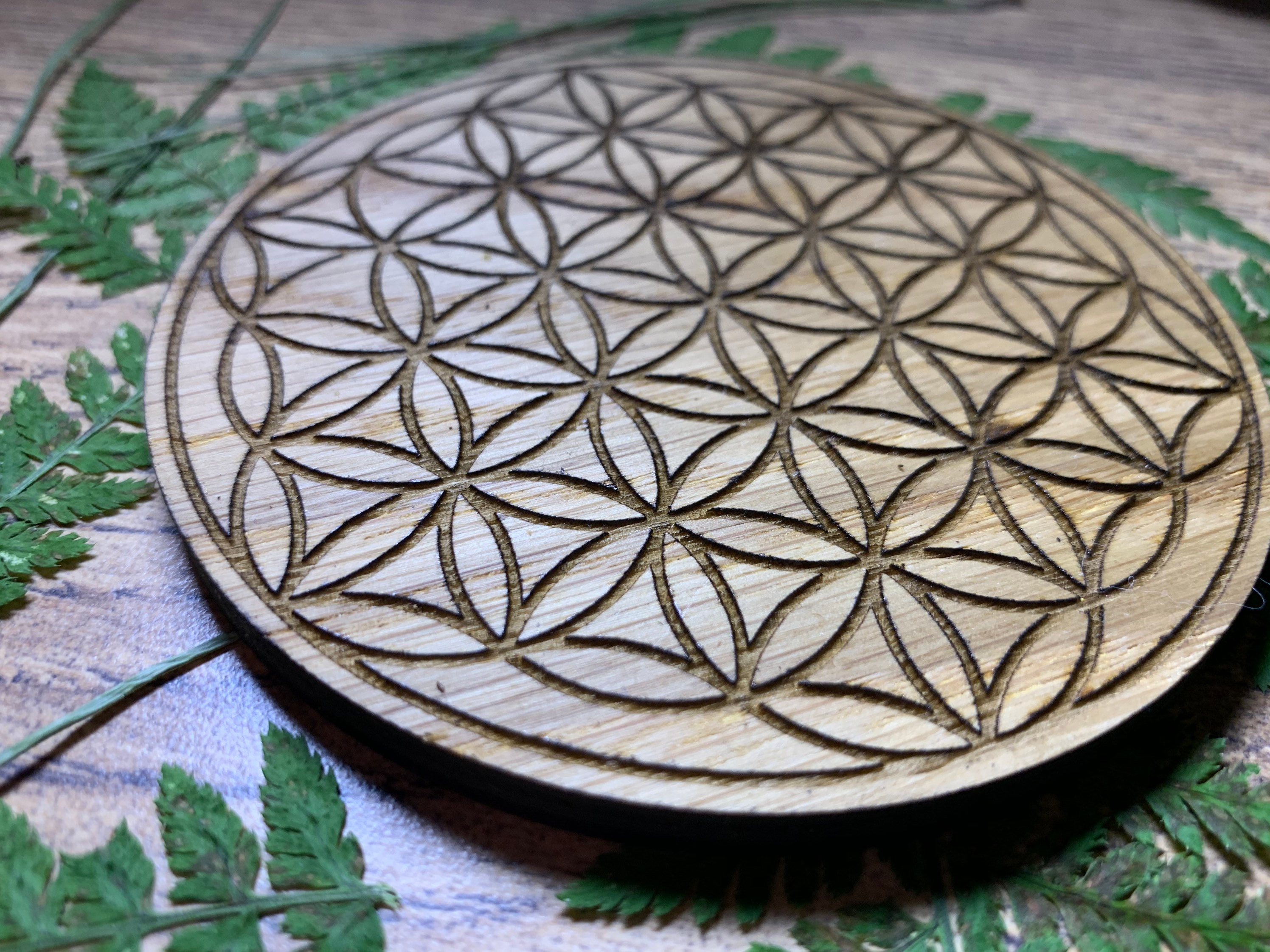 Small to Medium Crystal Grid Board Flower of Life Sacred - Etsy UK