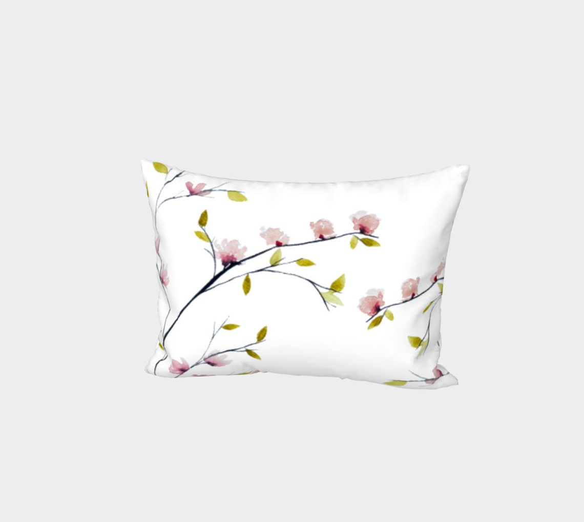 Magnolia Tree Branches | Bed Pillow Sham | King and Standard Sizes ...