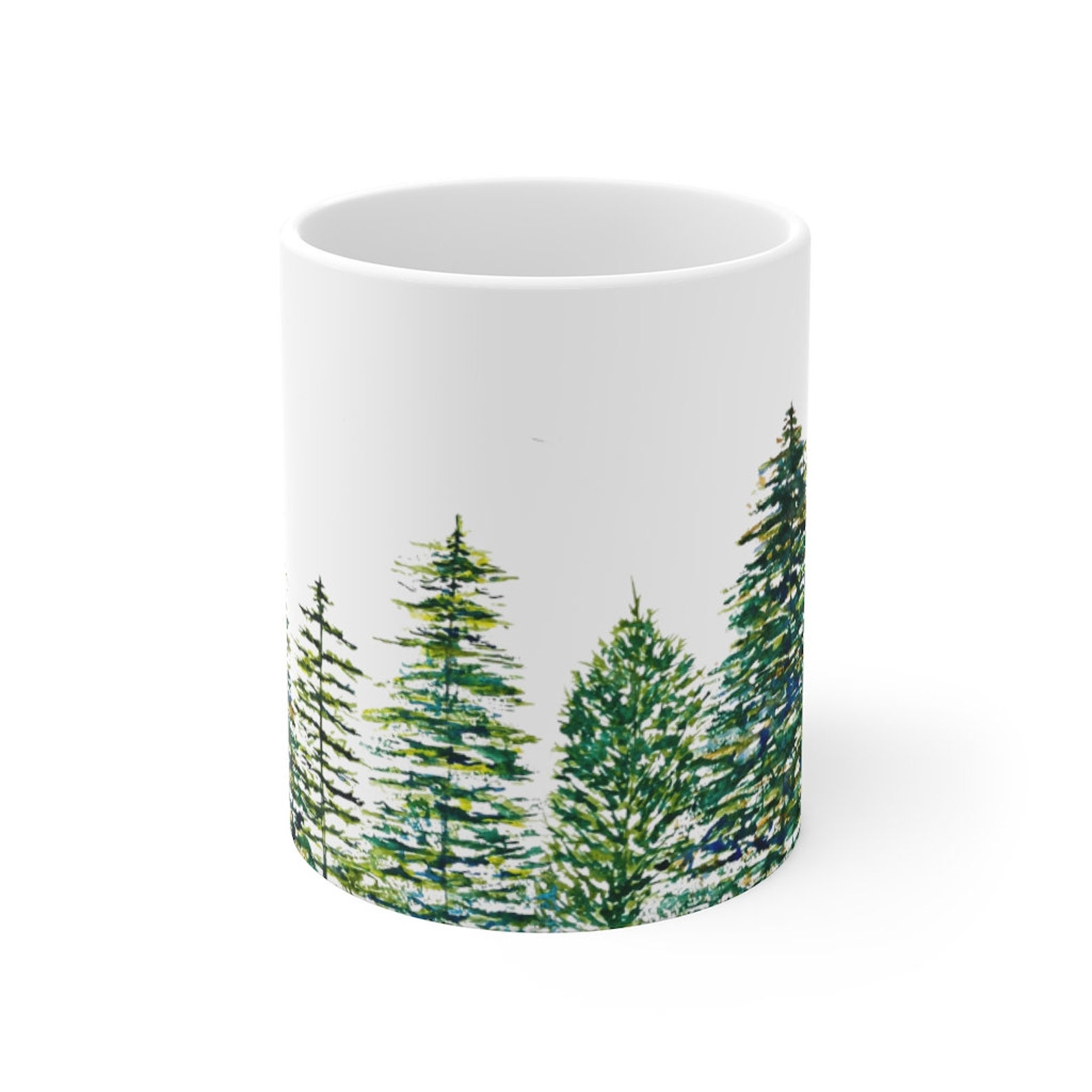 Tree Lot 11 Oz White Ceramic Mug Coffee Mug Gifts - Etsy UK