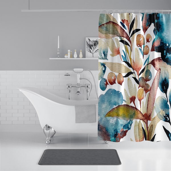 Rust Shower Curtain - Etsy