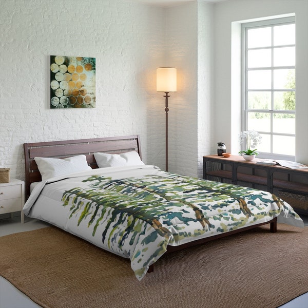 Blue and Yellow Comforter Set - Etsy