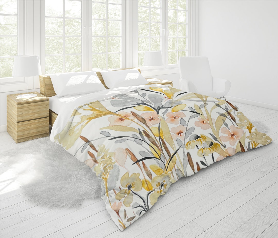Soflora Botanical Garden Duvet Cover | King, Queen, Double Full, Twin ...