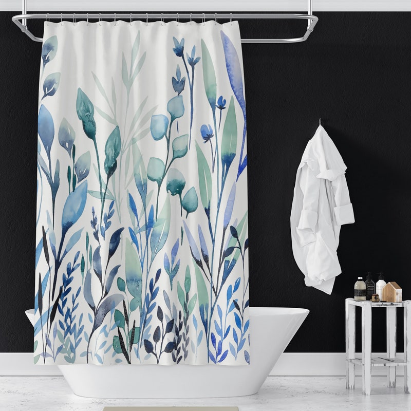 Spa Blue Teal Curtains - Etsy