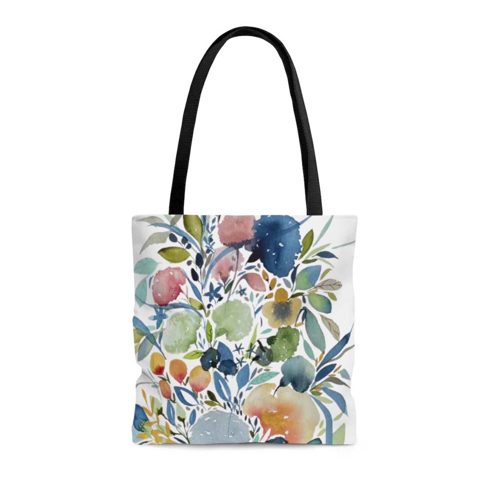 Garden Flowers IV Tote Bag, Three Sizes, Reusable Shopping Bags ...