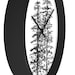 Gray Evergreen Trees Houseplant Wall Clock, Natural Wood, Black, or ...
